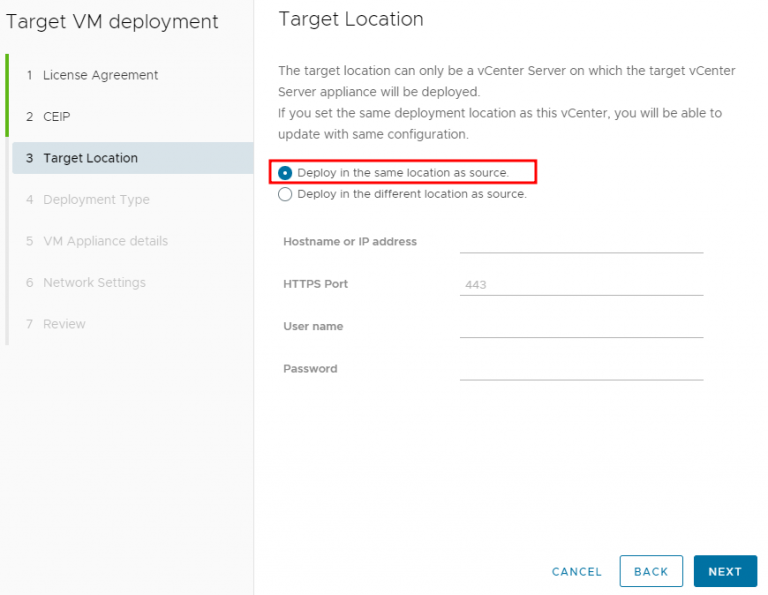 Updating the VMware vCenter server from version 8.0 U1 to 8.0 U2 using ...