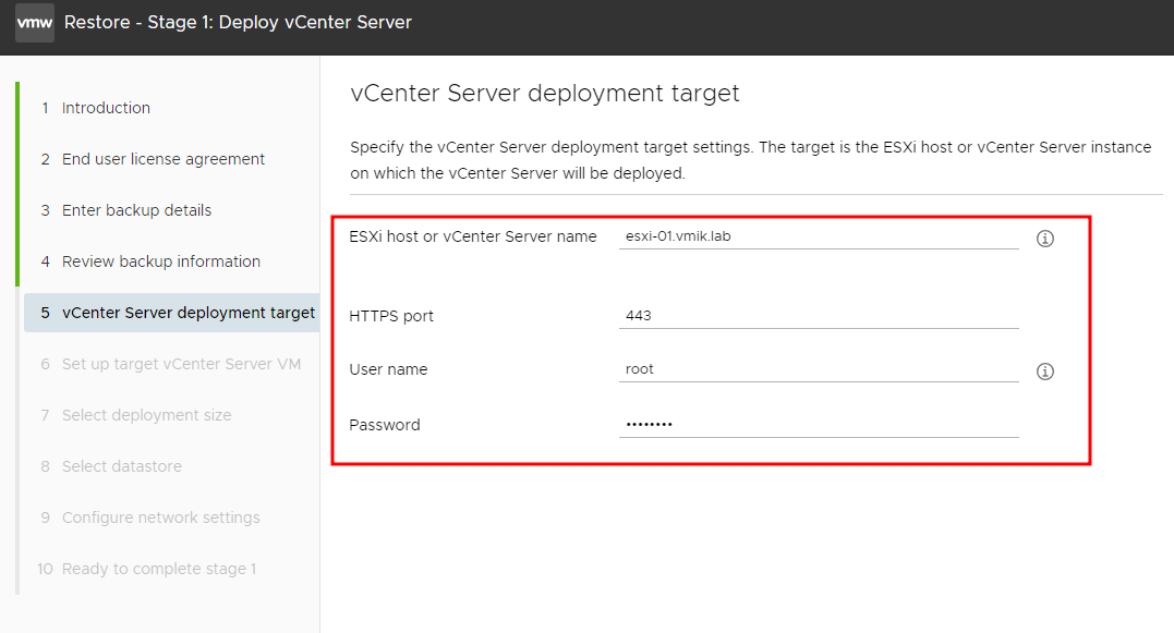 Backing up and restoring VMware vCenter Server. Part 1 – Native backup – en.vmik.net