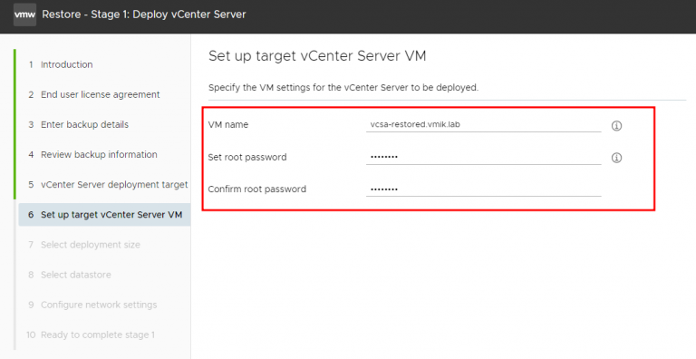 Backing up and restoring VMware vCenter Server. Part 1 – Native backup – en.vmik.net