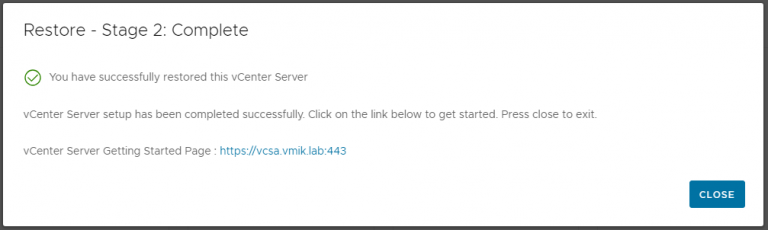 Backing up and restoring VMware vCenter Server. Part 1 – Native backup – en.vmik.net