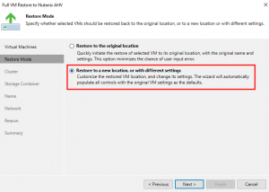 How to backup Nutanix AHV using Veeam Backup and Replication 12.1 and Veeam Plug-In for Nutanix ...