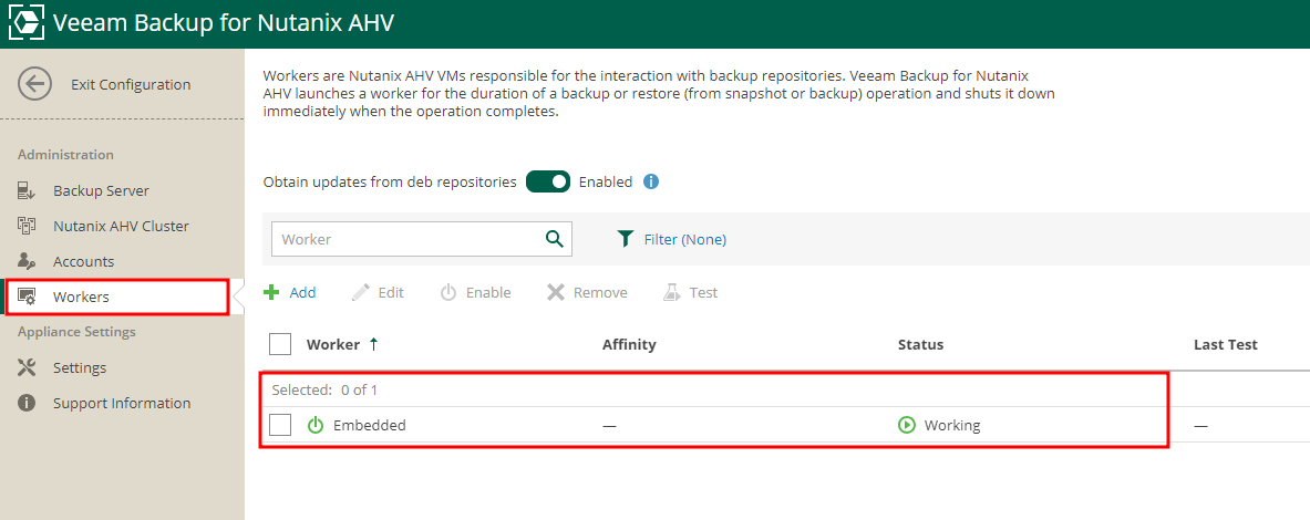 Using Workers in Veeam Backup for Nutanix AHV – en.vmik.net