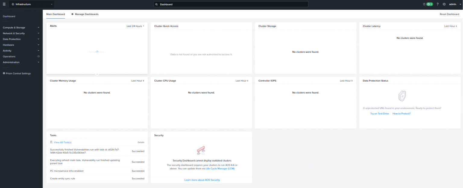 Deploying Prism Central on Nutanix Community Edition 2.1 using offline ...