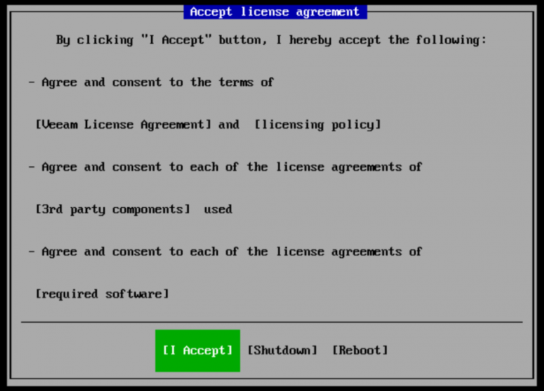 Using Veeam Hardened Repository ISO and creating Hardened Repository – en.vmik.net