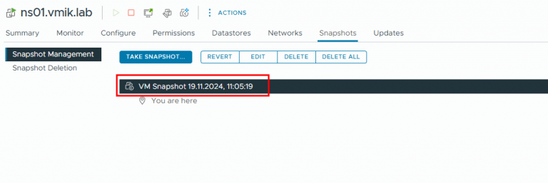 VMware vSphere 8.0 Update 3 automated snapshot deletion – en.vmik.net
