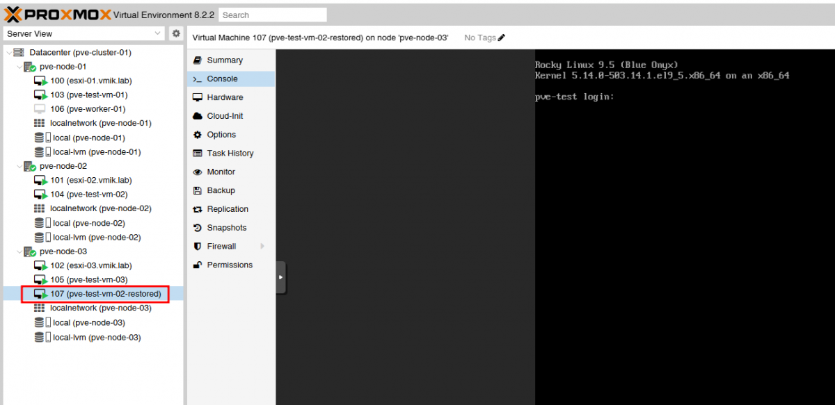 Backing up Proxmox Virtual Environment (PVE) using Veeam Backup and Replication – en.vmik.net